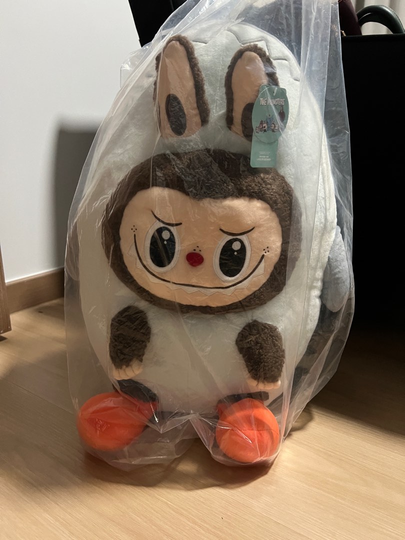 Authentic Popmart Popland exclusive Labubu The Monsters Shark Plushies ...