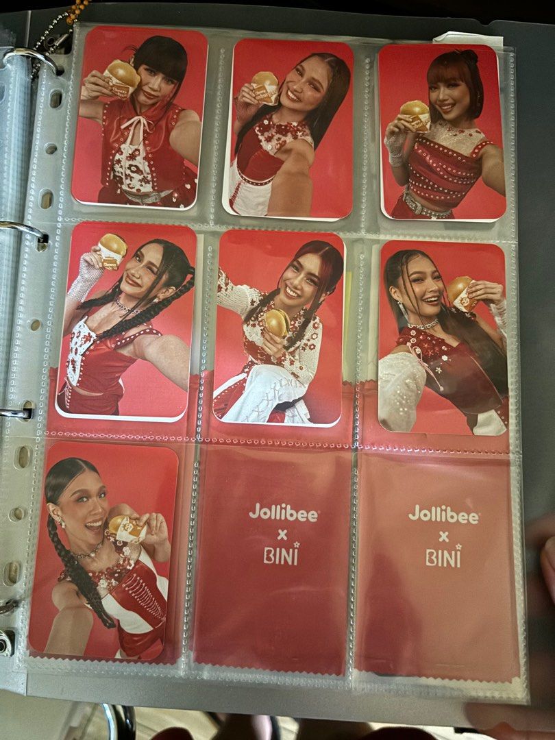 BINI X JOLLIBEE OFFICIAL PHOTOCARD, Hobbies & Toys, Memorabilia ...