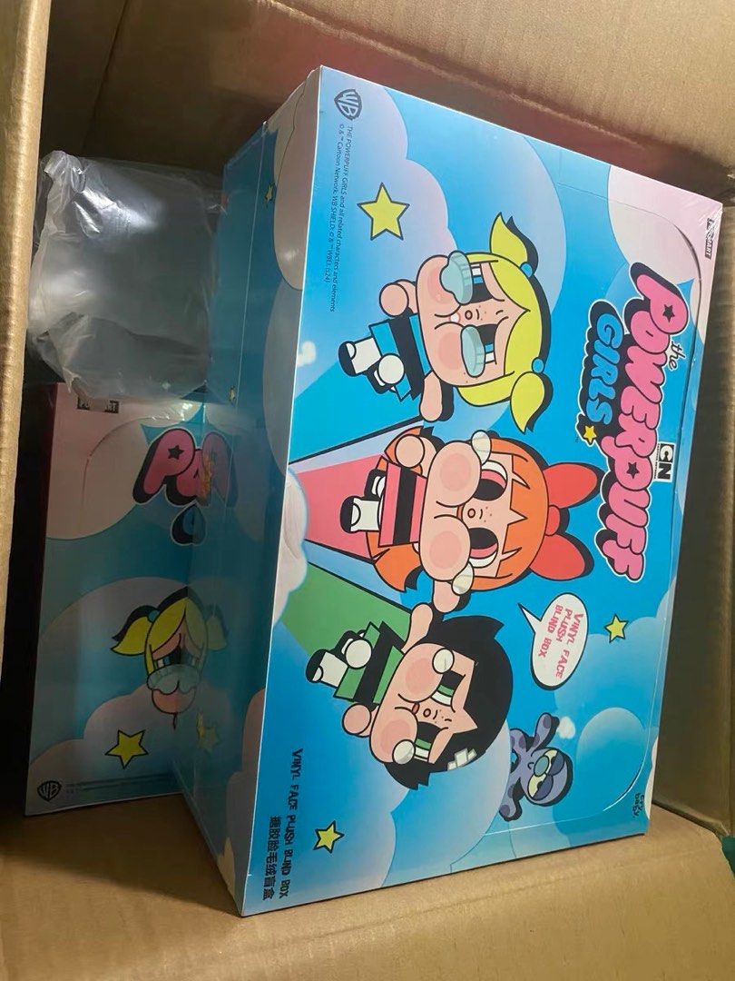 Brand New Pop mart Popmart CRYBABY x Powerpuff Girls Series- Vinyl Face ...