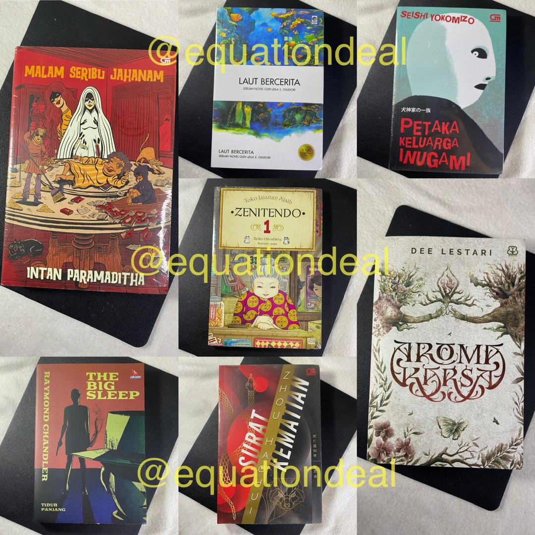 Buku Malam Seribu Jahanam, Laut Bercerita, Petak Keluarga Inugami ...