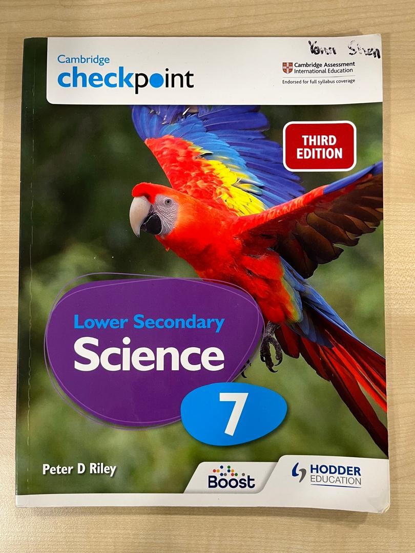 Cambridge Checkpoint Lower Secondary Science 7, Hobbies & Toys, Books ...