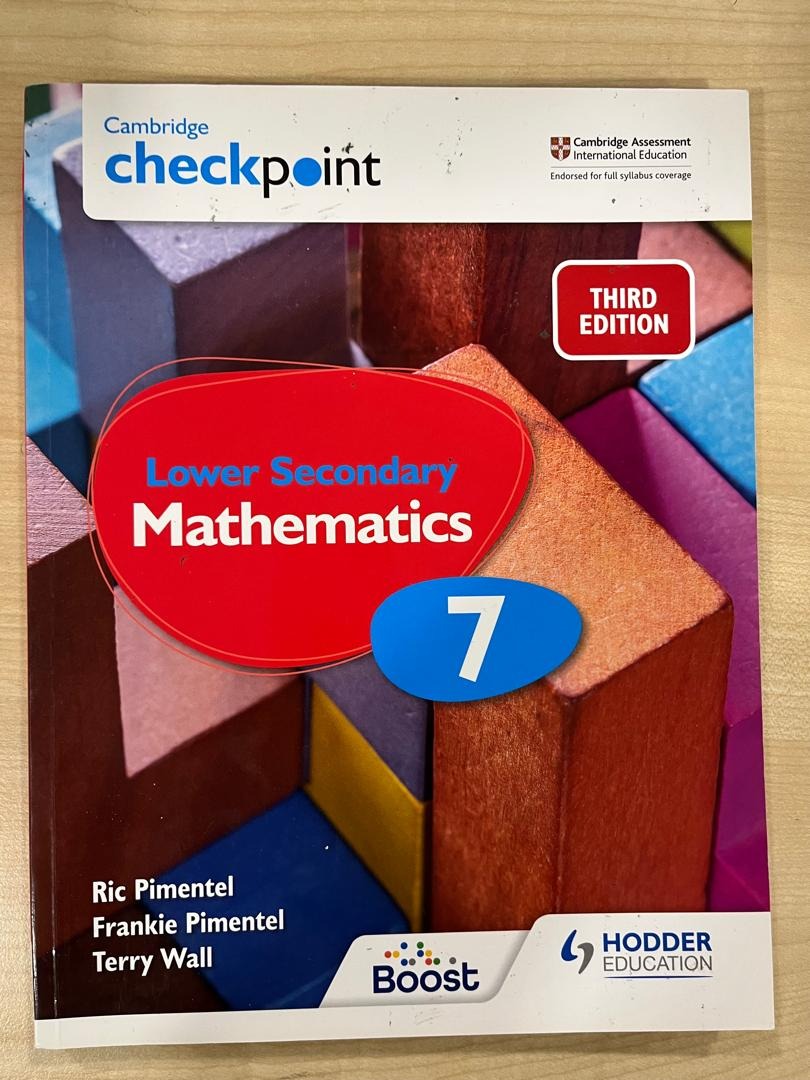 Cambridge Checkpoint Lower Secondary Mathematics 7, Hobbies & Toys ...