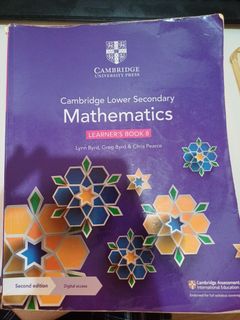 Mathematics Cambridge Lower Secondary Learner's Book 8, Hobbies & Toys ...