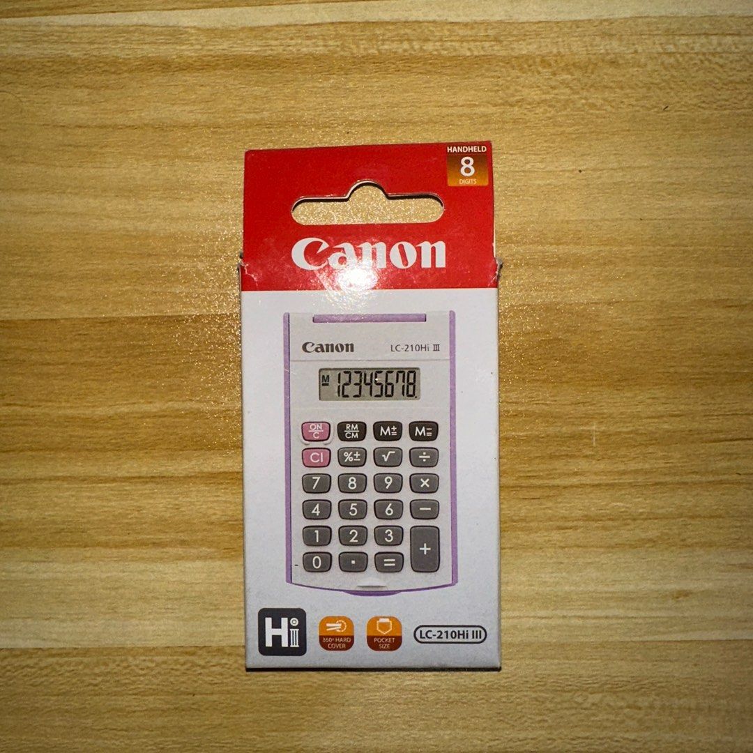 Canon Handheld Calculator LC210HI III PLE 8DIGITS BATTERY OPERATED ...