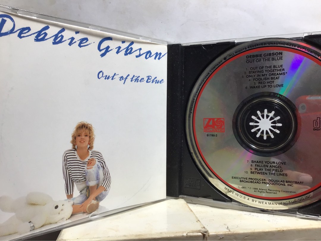 CD Debbie Gibson - Out of the Blue OOP ORIGINAL PRESS Anubis 80s Pop ...