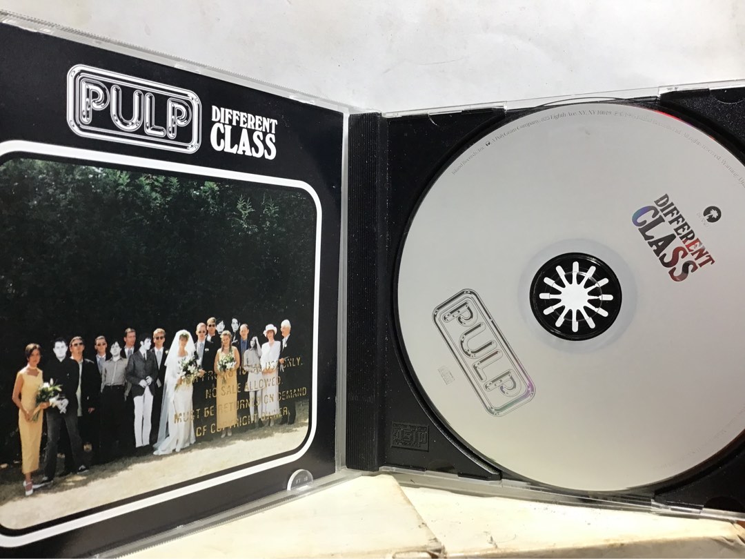 CD Pulp - Different Class OOP ORIGINAL USA PROMO PRESS Anubis 90s Rock ...