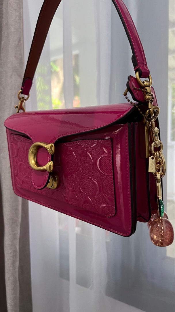 coach tabby fushia auth, Fesyen Wanita, Tas & Dompet di Carousell