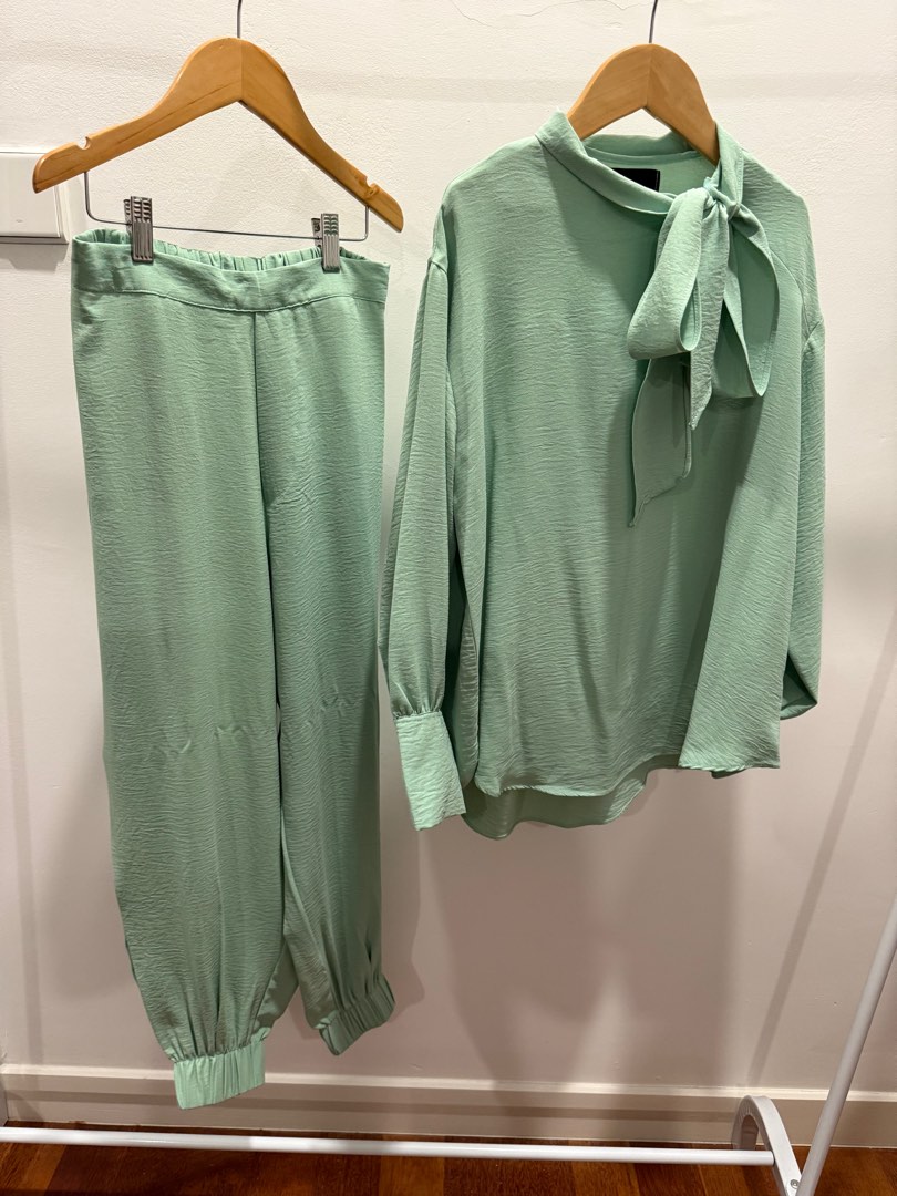 Dewi Diary set in mint green, Women's Fashion, Dresses & Sets, Sets or ...