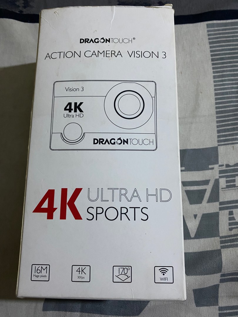 Dragon touch action camera vision 4K Ultra HD Sports, Photography ...