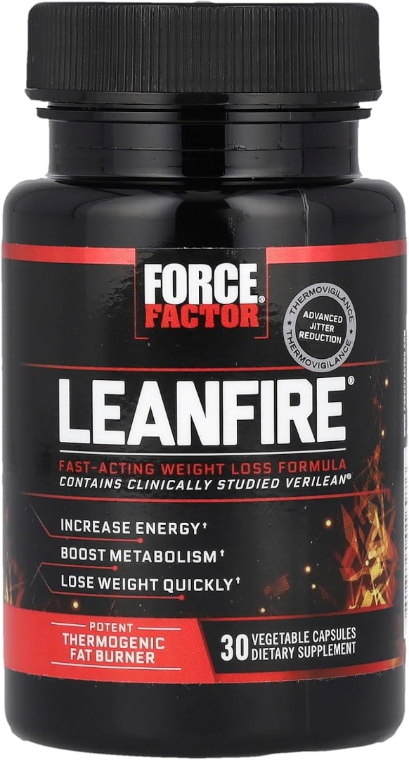 Force Factor, LeanFire, Fat Burner help Lose Weight, Metabolism Booster, Energy & Weight Loss ...