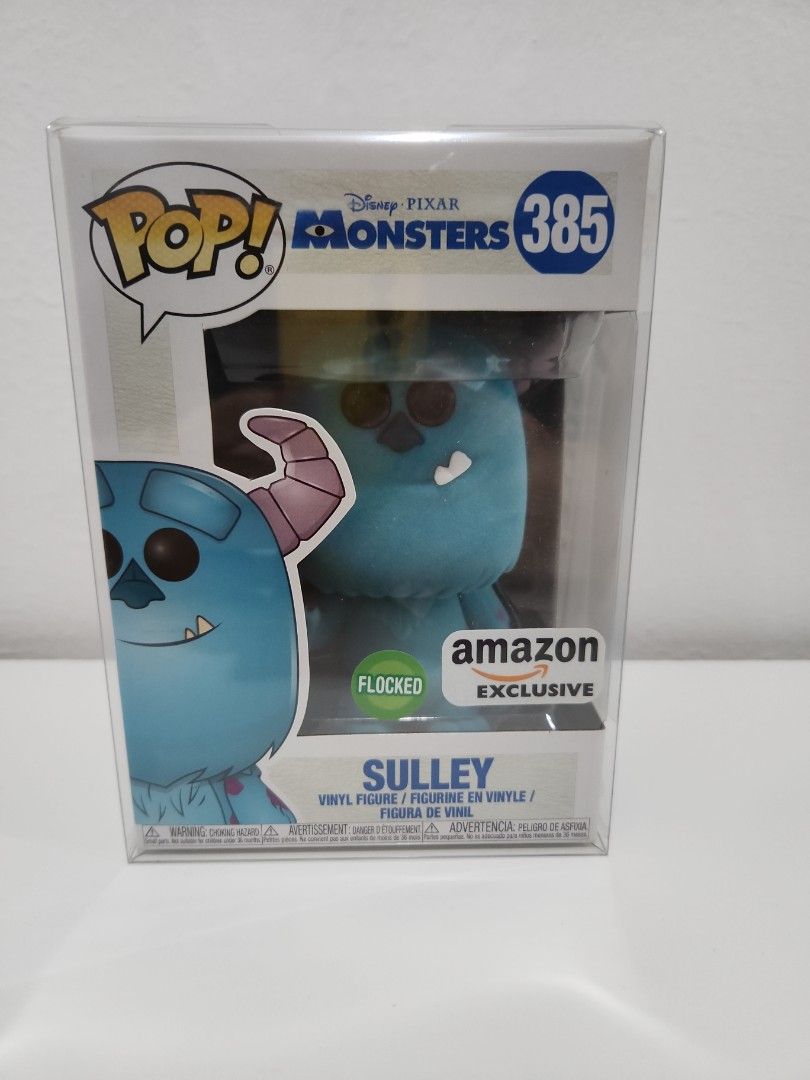 Funko Pop Disney Monsters Sulley Flocked Amazon Exclusive Brand New ...