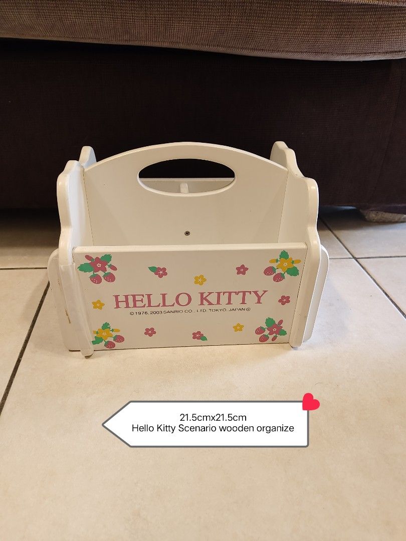 Hello Kitty Scenario wooden organizer, Furniture & Home Living, Home ...