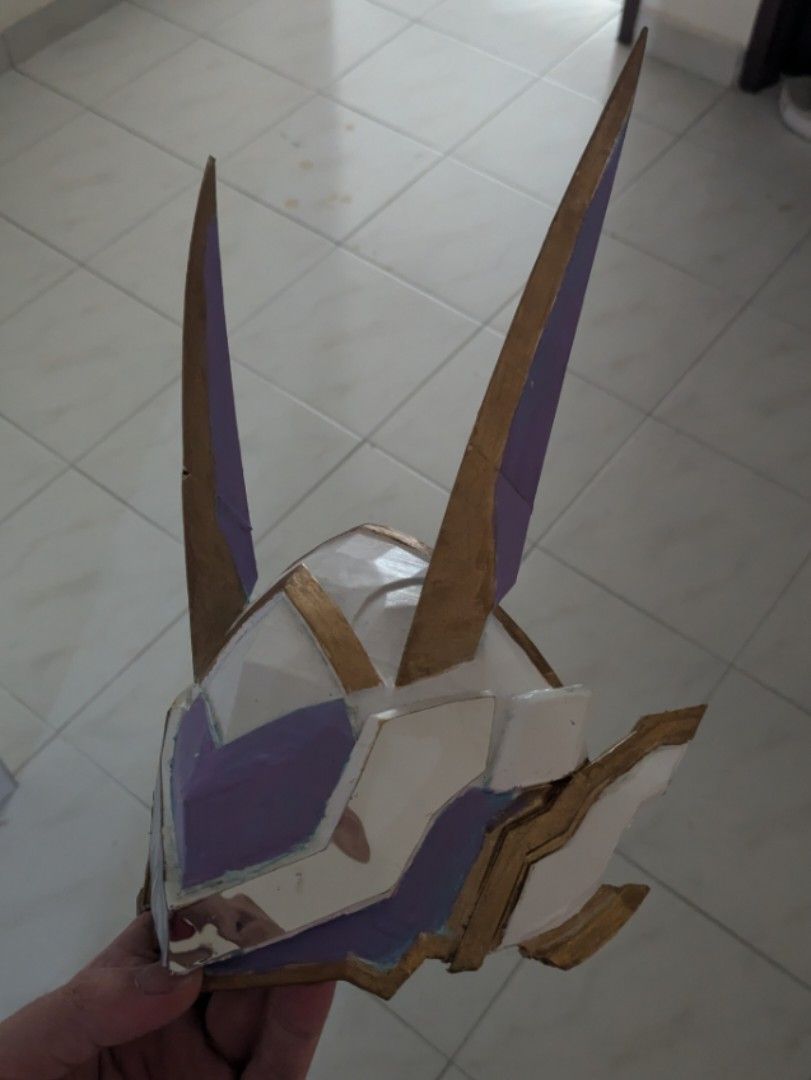 Herrscher of origin Raiden Mei mask cosplay, Hobbies & Toys, Stationery ...