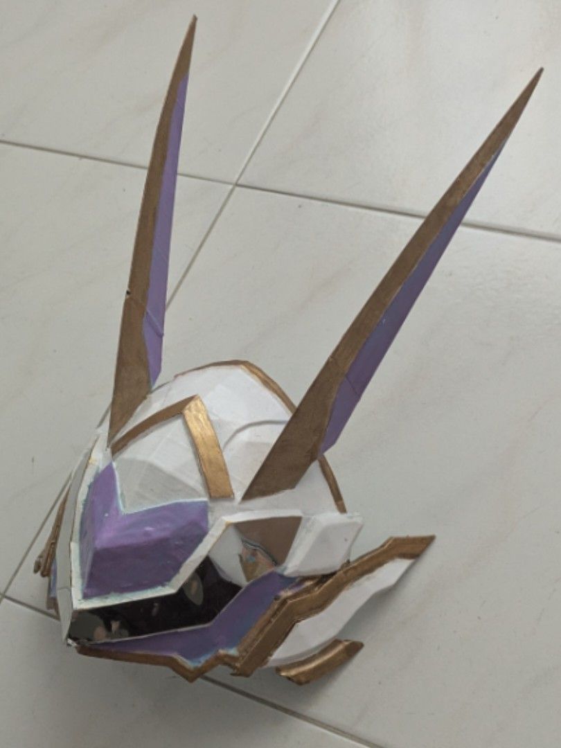 Herrscher of origin Raiden Mei mask cosplay, Hobbies & Toys, Stationery ...