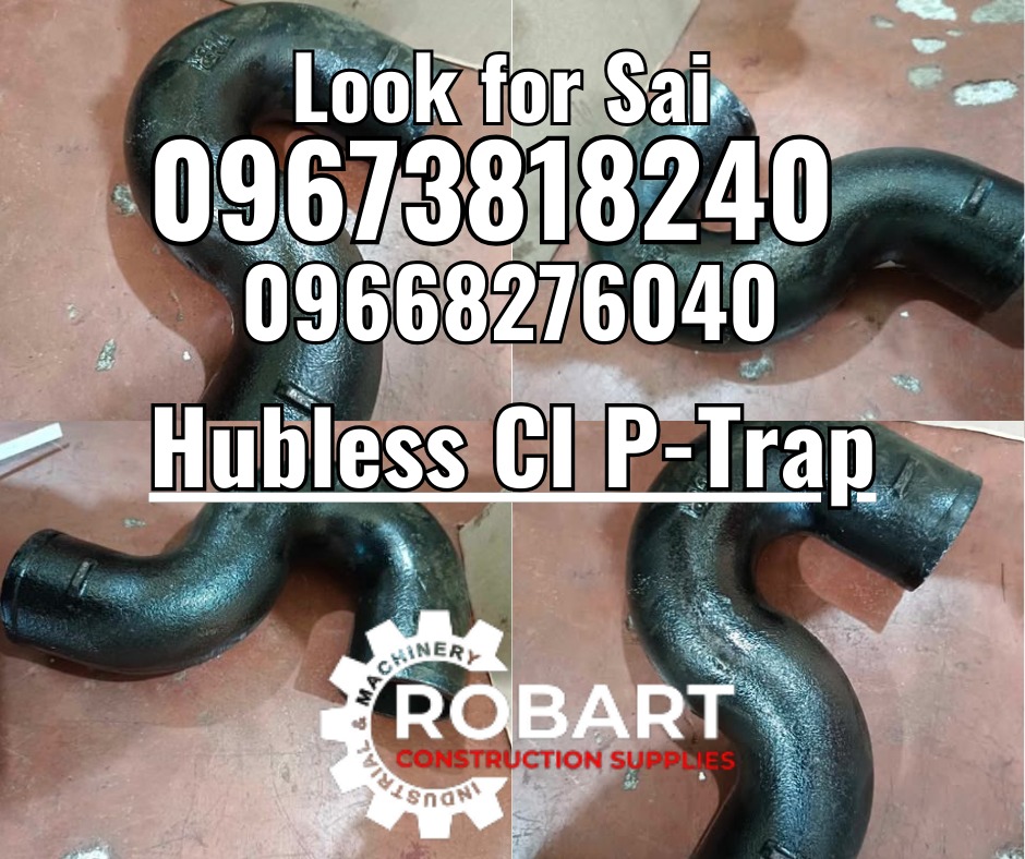 Hubless CI P-trap, Commercial & Industrial, Construction Tools ...