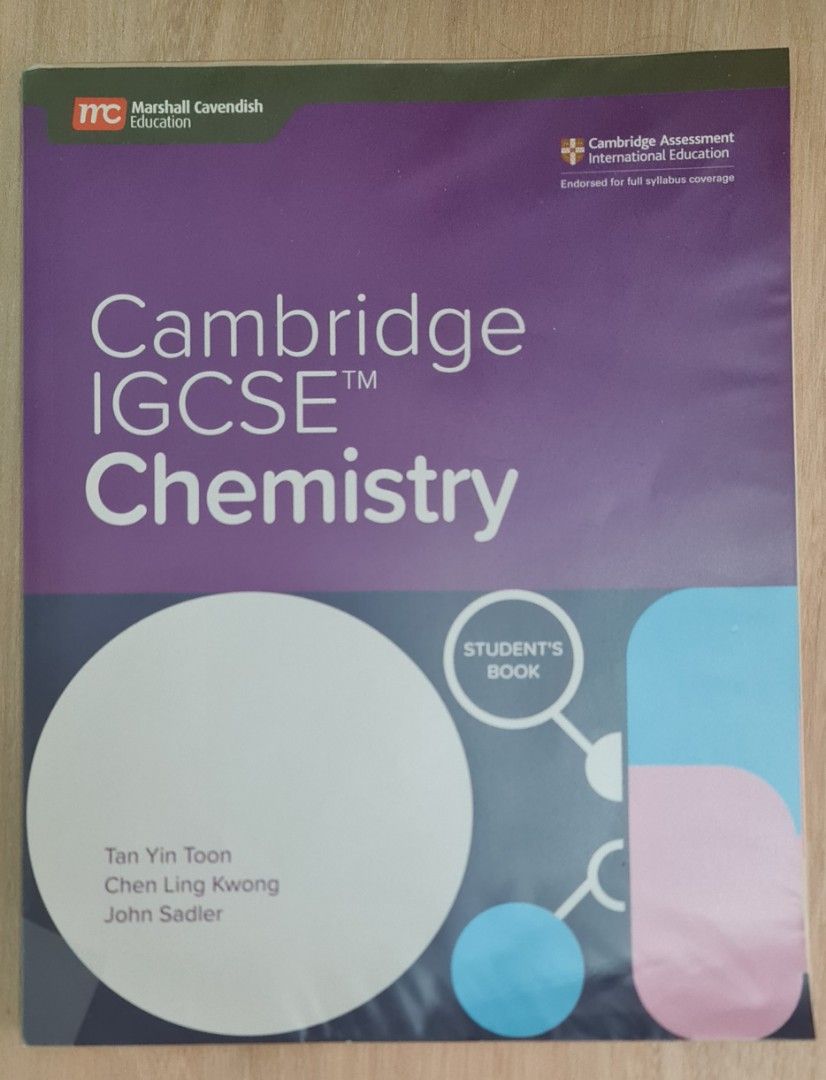 IGCSE Chemistry Textbook & Workbook, Hobbies & Toys, Books & Magazines ...