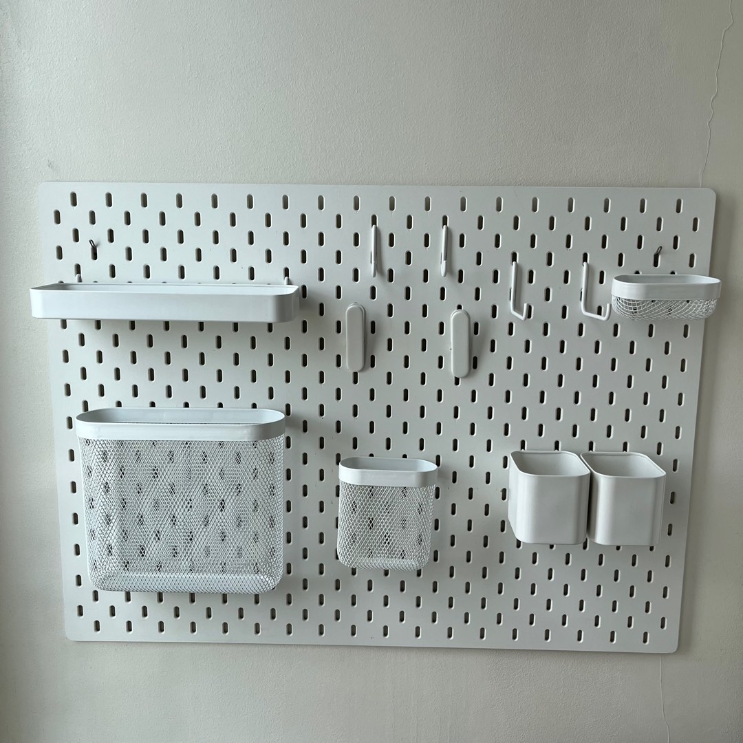 Ikea Skadis Pegboard & Accessories, Furniture & Home Living, Office ...