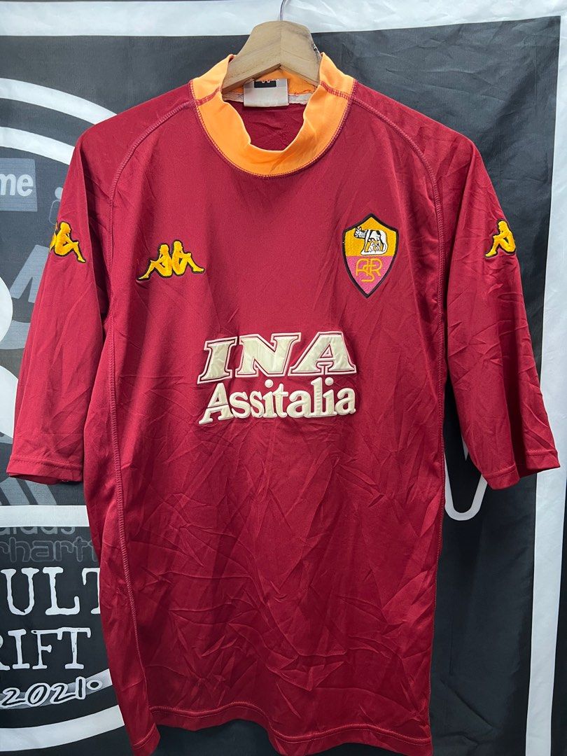 Jersey Vintage Kappa AS Roma 2000/01 Bootleg, Men's Fashion, Activewear ...