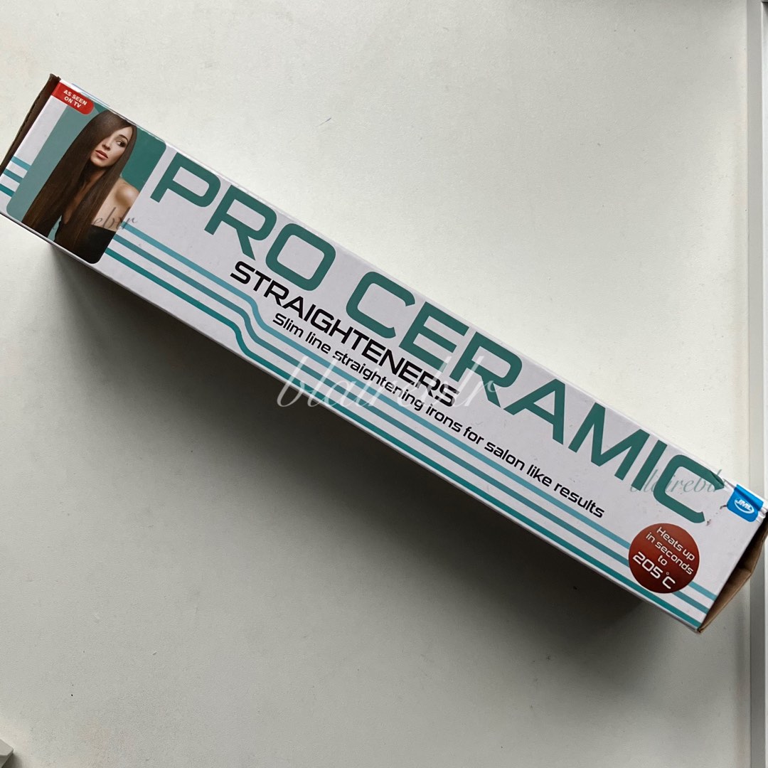 JML Pro Ceramic Hair Straighteners Straightening Iron, Beauty ...