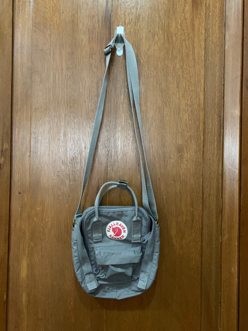 Kanken Gray Mini Sling Bag, Women's Fashion, Bags & Wallets, Cross-body ...