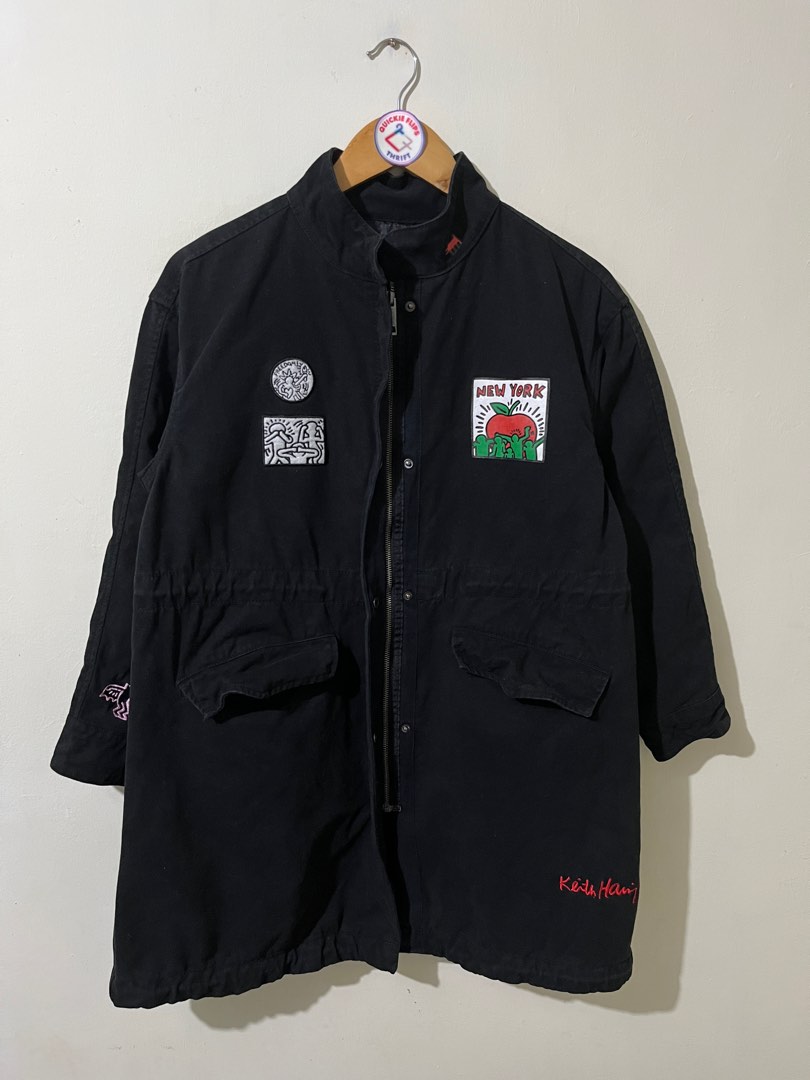 Keith Haring Parka Jacket, Women's Fashion, Coats, Jackets and ...