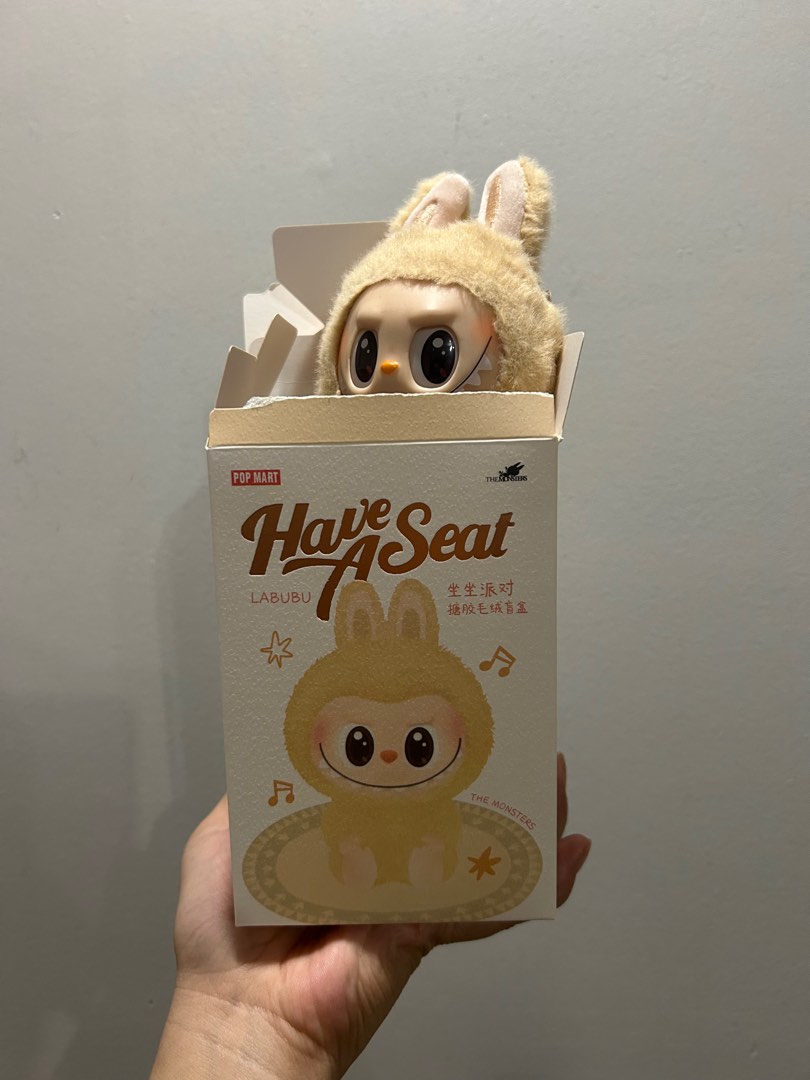 Labubu Have A Seat (Baba), Hobbies & Toys, Toys & Games on Carousell