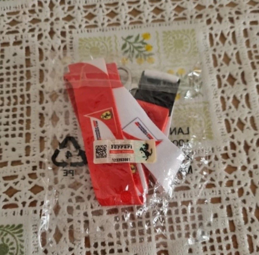 Lanyard Ferrari Original Official Merchandise Scuderia Ferrari F1 Team ...