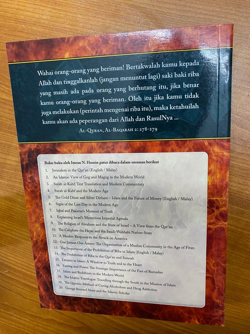 Larangan Riba di dalam Al-Quran dan Sunnah, Hobbies & Toys, Books ...