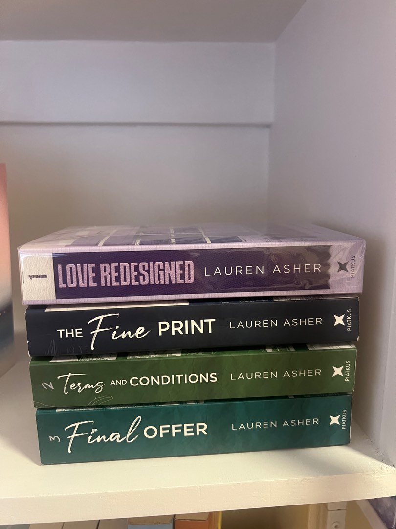Lauren Asher Books sold set for 2k! PAYO the fine print terms and ...