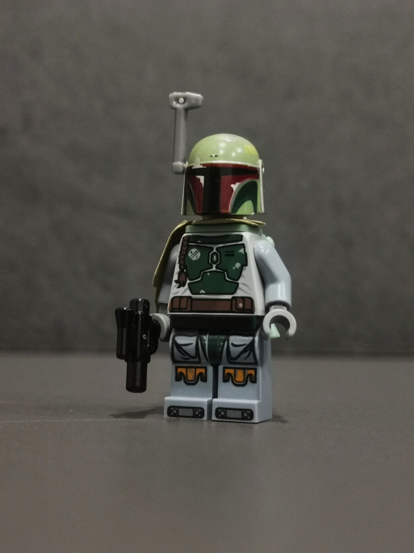 LEGO STAR WARS SW0396: Boba Fett Minifigure - Head Beard Stubble ...