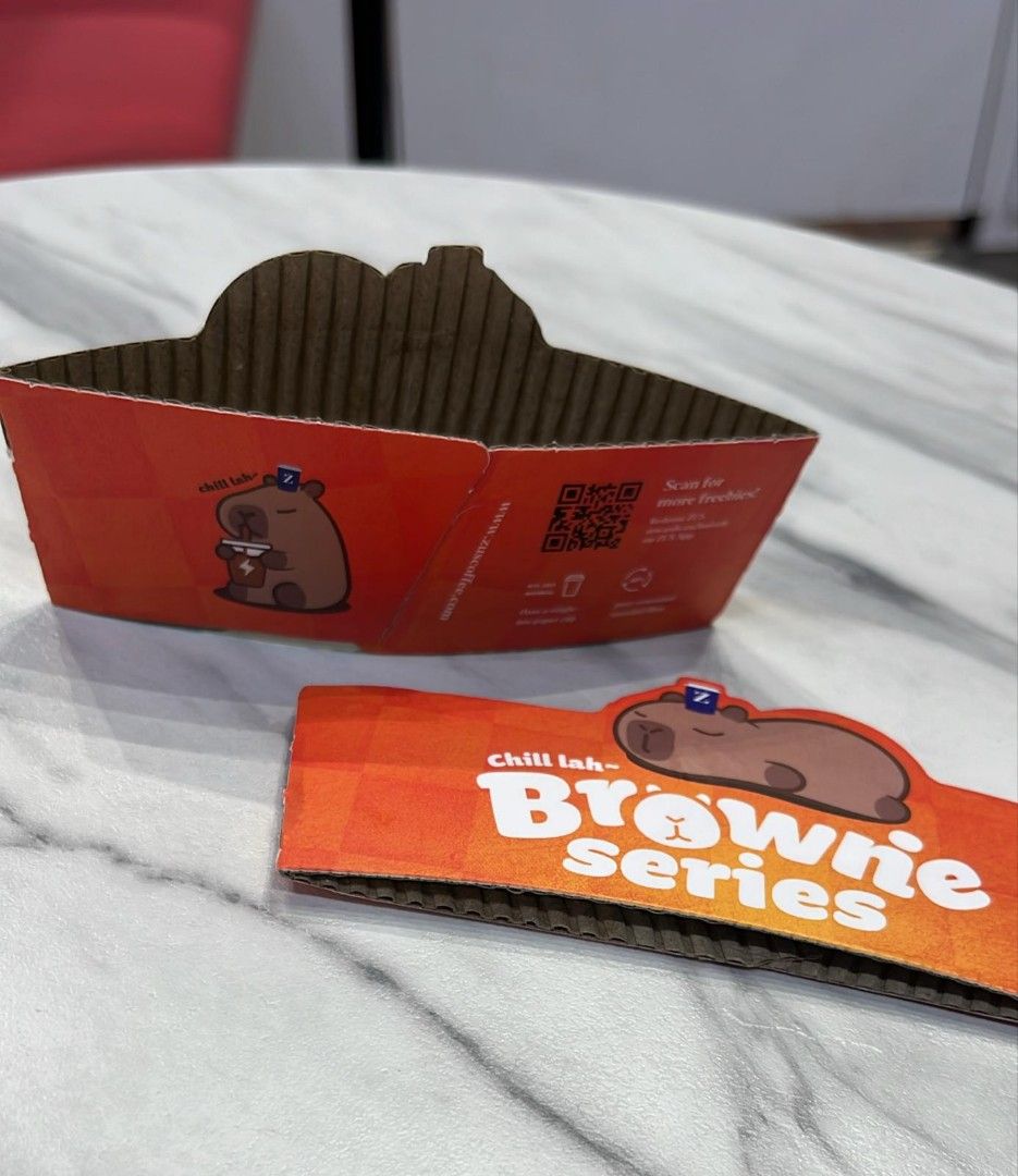 Limited edition capybara zus coffee cup sleeve, Hobbies & Toys ...