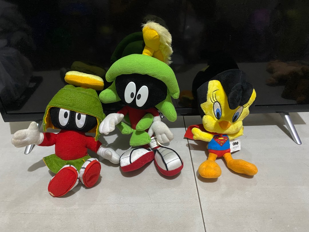 Looney Tunes Marvin the Martian and Tweety Plush Bundle, Hobbies & Toys ...