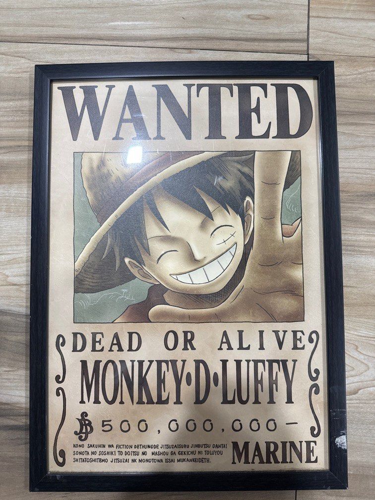 Luffy Posters from Japan, Hobbies & Toys, Toys & Games on Carousell
