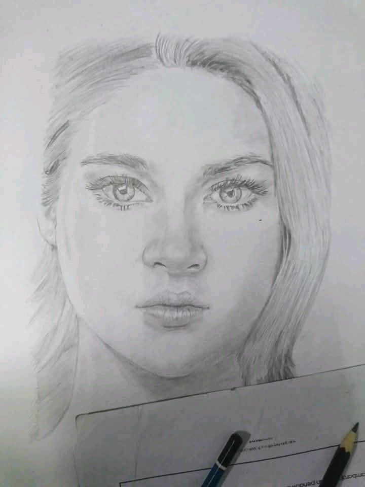 Lukisan potret saiz A3, Hobbies & Toys, Stationery & Craft, Art ...