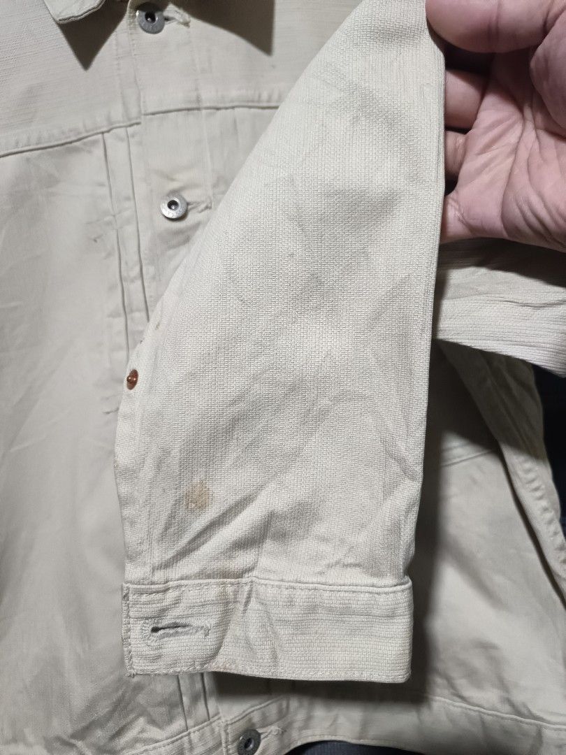 LVC 90s Levi’s 71506 Type 1 “ Twill Drill ” Tracker jacket. Size 40. Big E. lvc, Men's Fashion ...