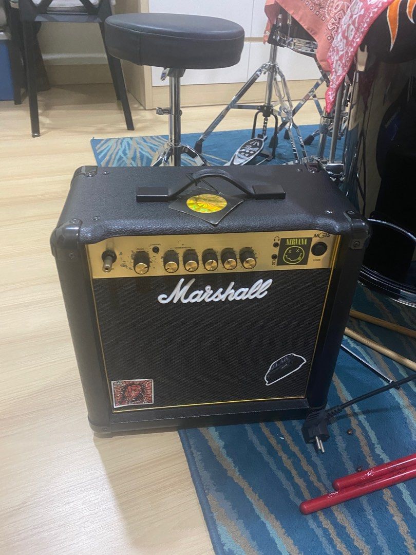 Marshall amplifer, Hobbies & Toys, Music & Media, Musical Instruments ...