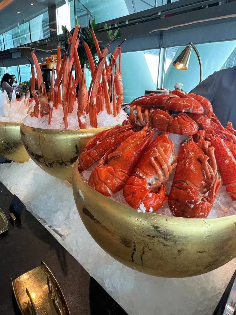 MBS hotel Floor 55 vip lounge buffet, Food & Drinks, Other Food ...