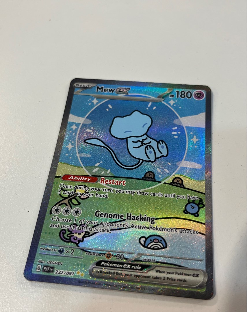 Mew Ex #232 Pokemon Paldean Fates, Hobbies & Toys, Toys & Games on ...