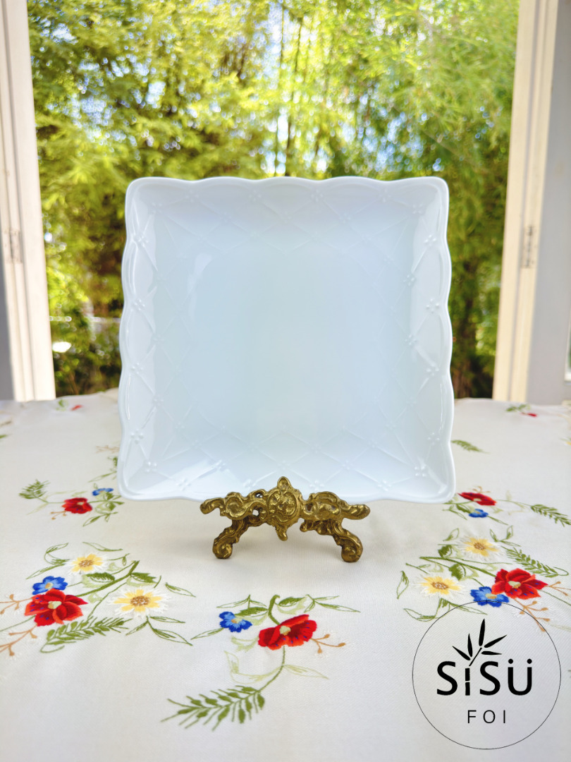 Mikimoto Square White Plate, Furniture & Home Living, Kitchenware ...