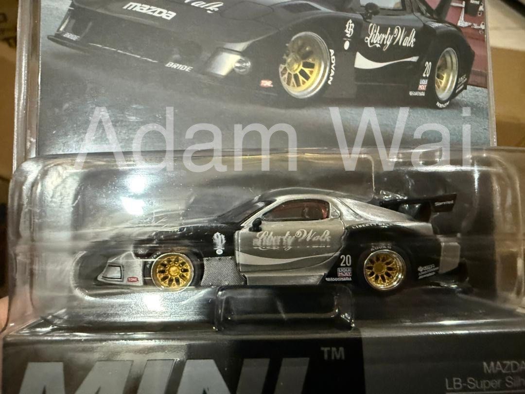 Mini GT (CHASE) MAZDA RX-7 LB-Super Silhouette Liberty Walk Black LHD ...