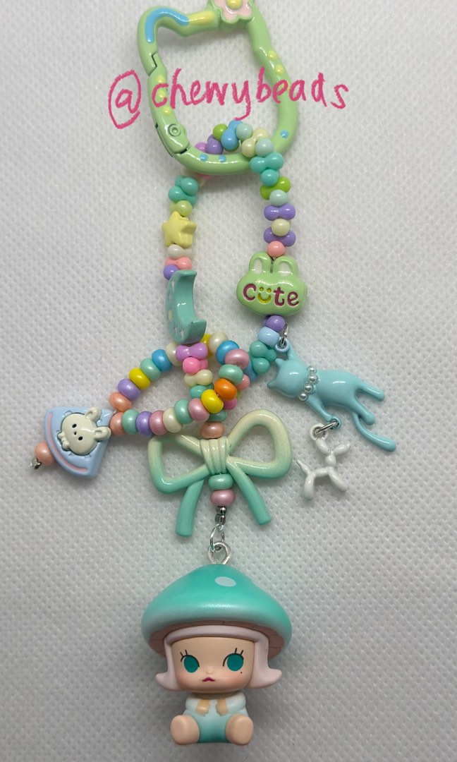 Molly popmart keychain, Hobbies & Toys, Stationery & Craft, Handmade ...