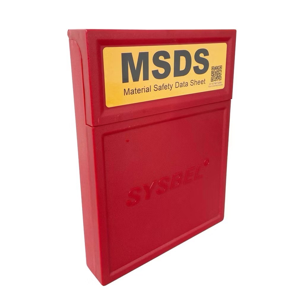MSDS SDS Plastic Safety Document Storage Compartment Box for Safety ...