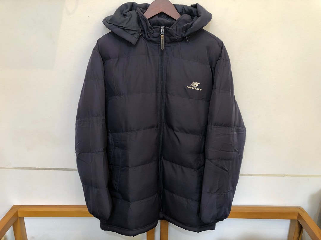 New Balance down jacket, Fesyen Pria, Pakaian , Baju Luaran di Carousell