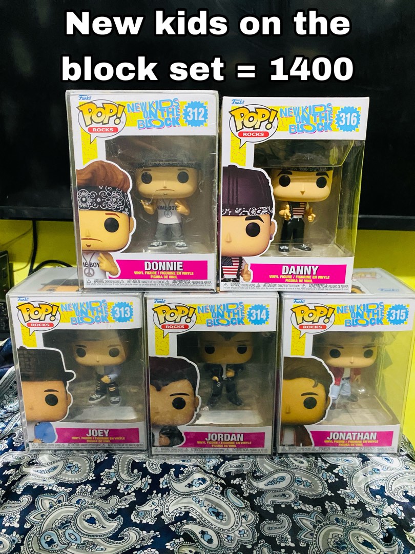 NEW KIDS ON THE BLOCK (FUNKO POP ROCKS), Hobbies & Toys, Toys & Games ...