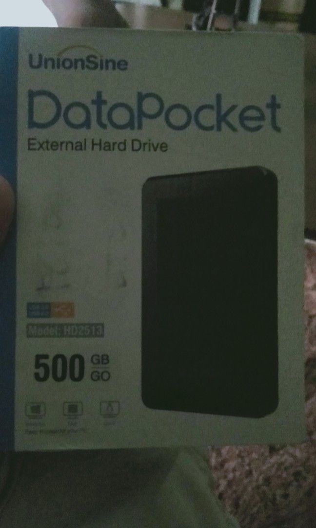 New Portable hard drive 500GB, Computers & Tech, Parts & Accessories ...