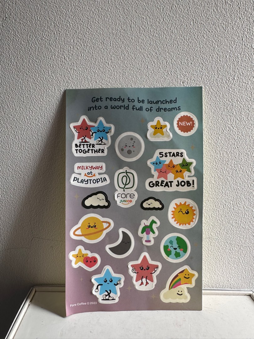 (NEW) STICKER FORE COFFEE JUNIOR / STIKER MAINAN ANAK, Desain ...