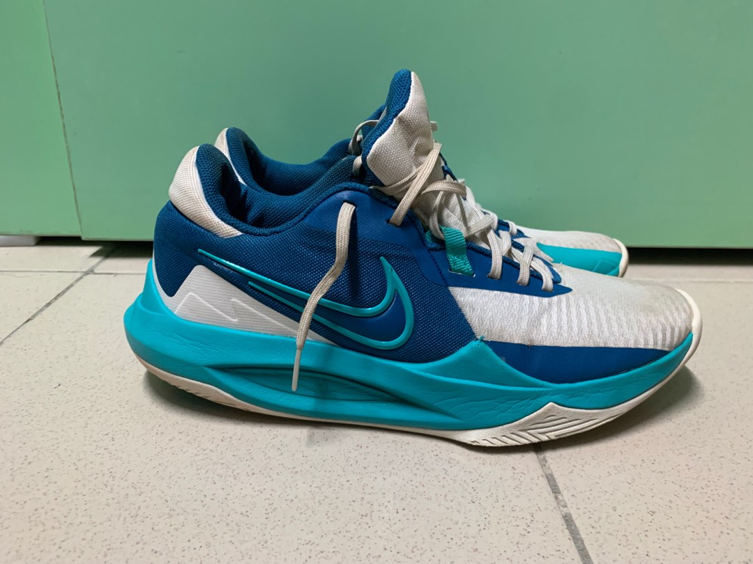 Nike Precision 6 Industrial Blue Clear Jade, Men's Fashion, Footwear ...