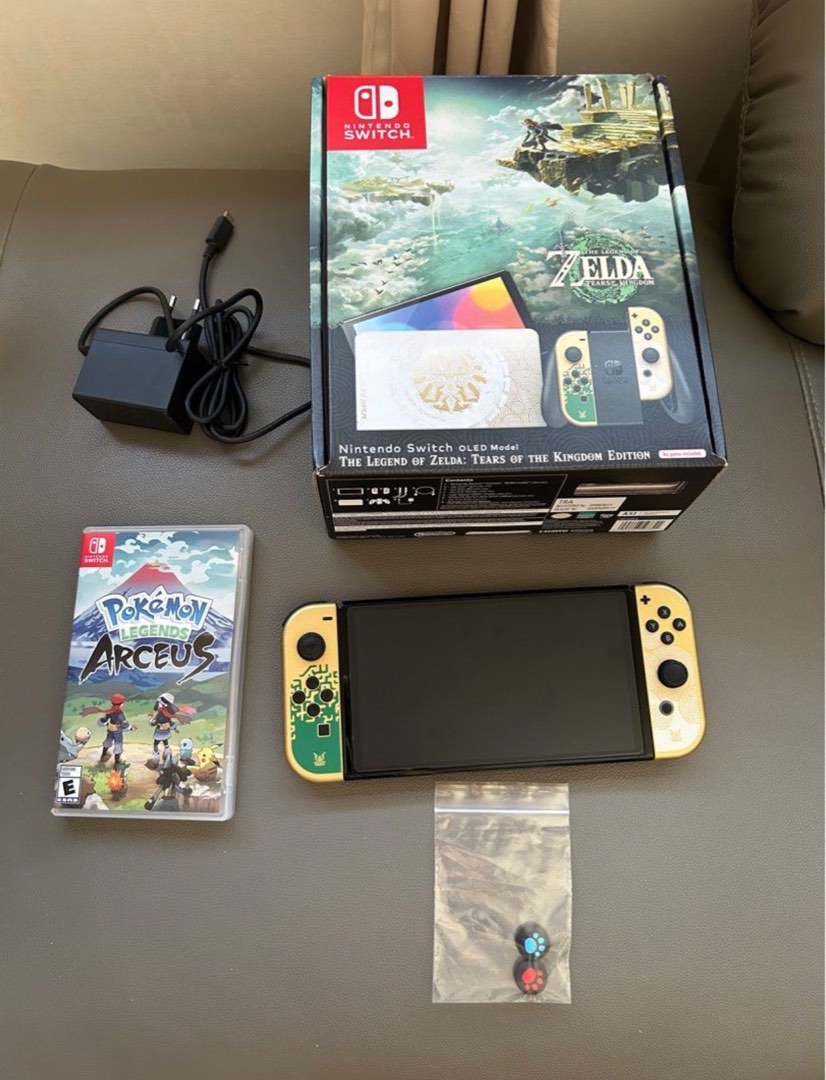 NINTENDO SWITCH OLED ZELDA TOTK EDITION FULLSET BOX, Video Gaming ...
