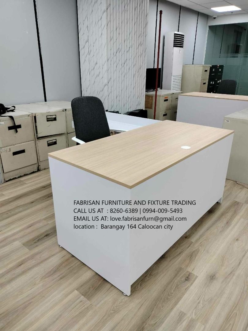 Office Work Table With Storage Drawers, Workstations with Partitions ...