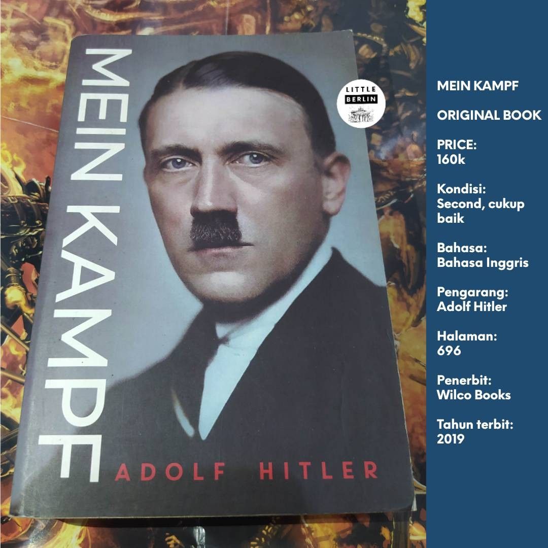 ORIGINAL Buku MEIN KAMLF Adolf Hitler English Preloved Paperback ...